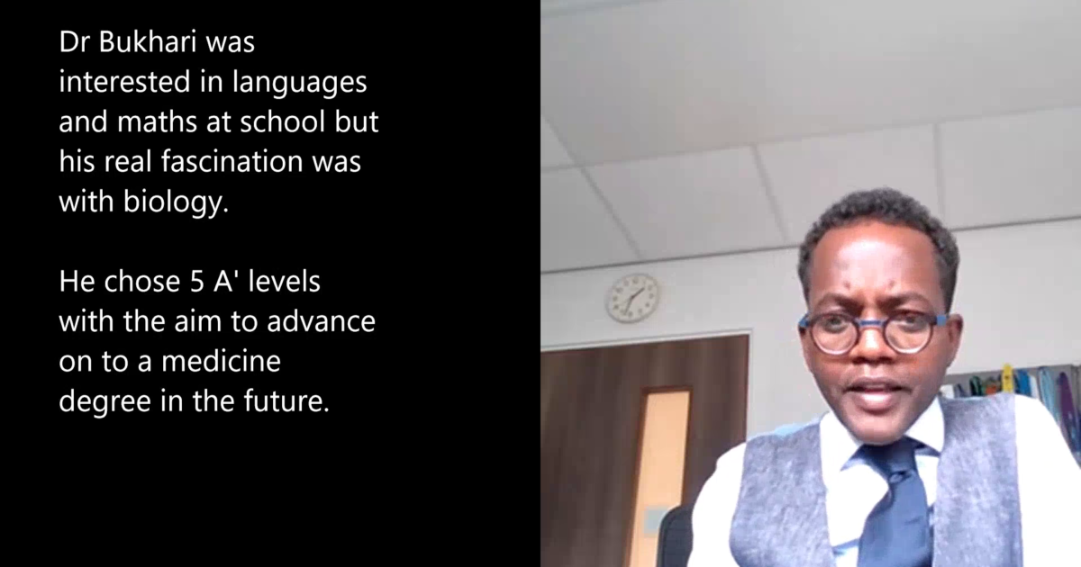 Consultant Rheumatologist Dr Bukhari Final - NHS Careers NW