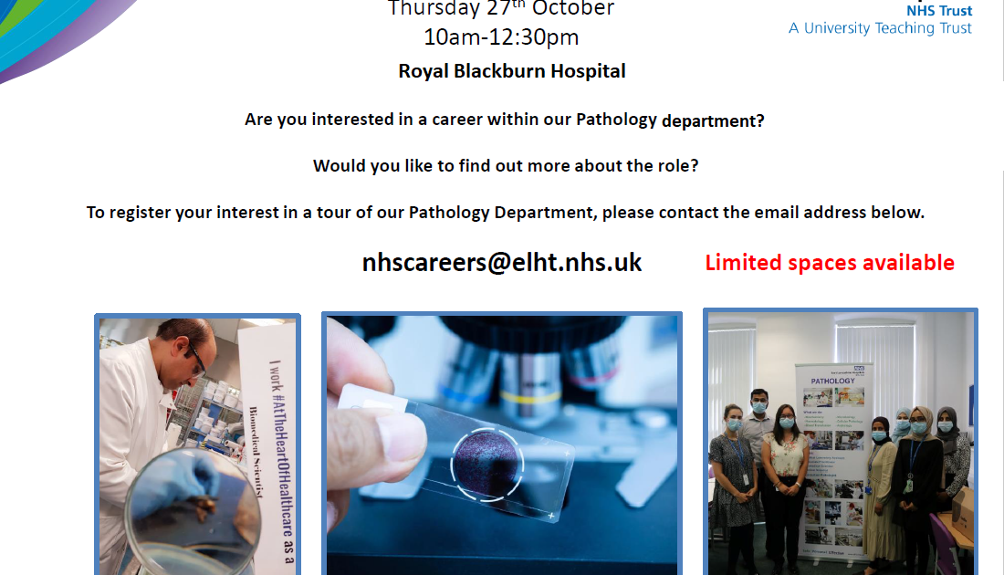 Are you interested in a career within Pathology? - NHS Careers NW