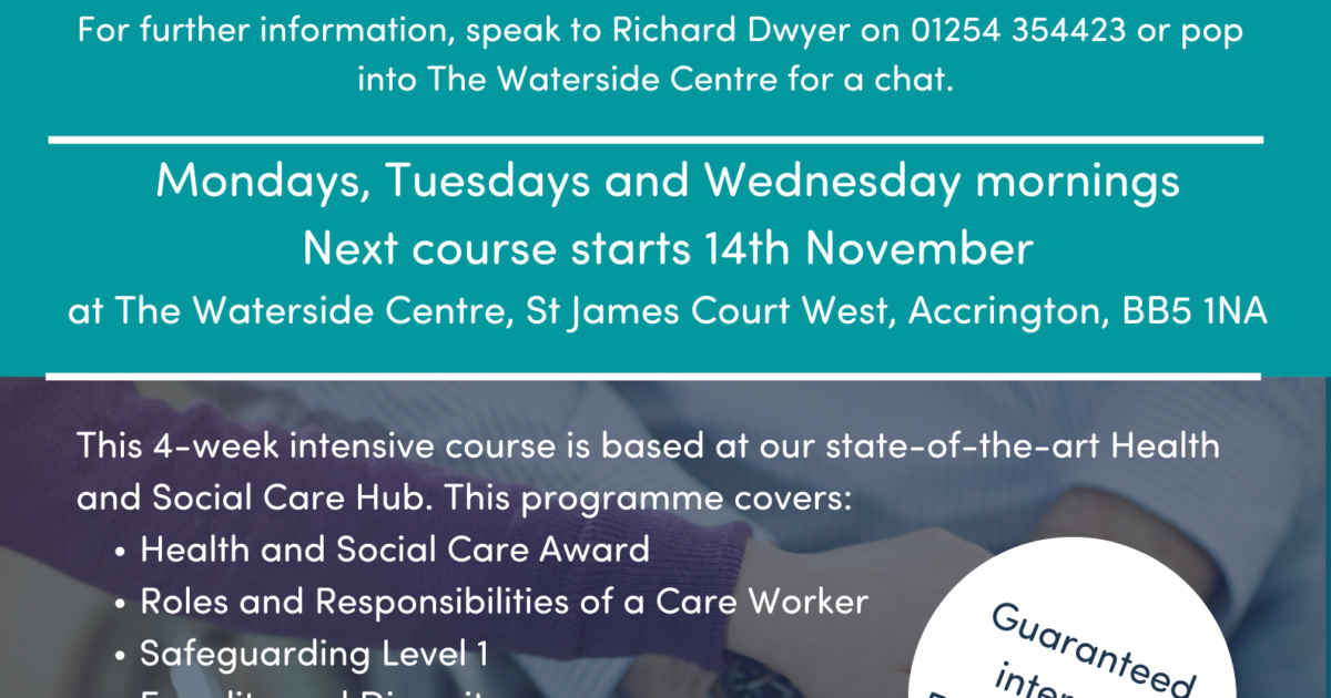 Step into Social Care - November 2022 Programme - NHS Careers NW