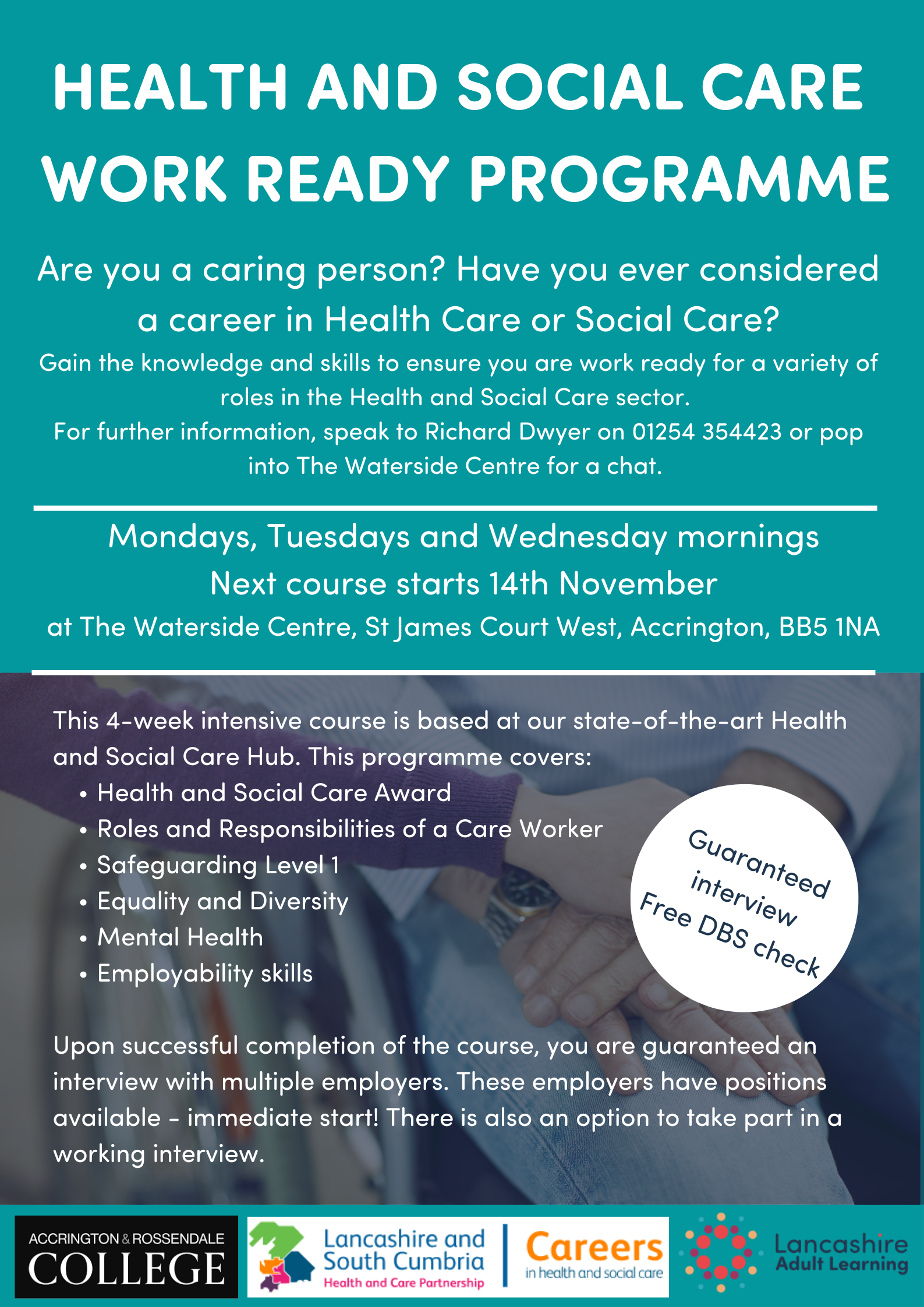 Step into Social Care - November 2022 Programme - NHS Careers NW